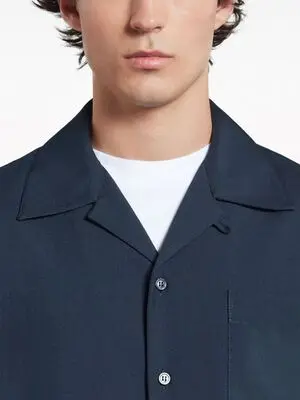 Marni Camp-collar Virgin Wool Shirt