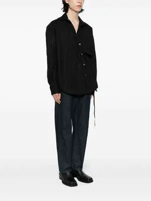MARINA YEE Asymmetric Cotton-poplin Shirt