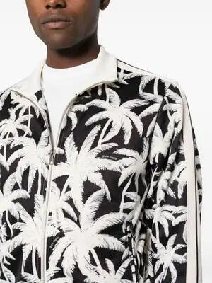Palm Angels Palms Zip-up Track Jacket - Black