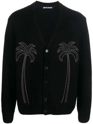 Palm Angels Long Sleeve Cardigans For Men