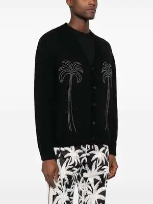 Palm Angels Milano Studded Cardigan