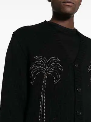 Palm Angels Milano Studded Cardigan