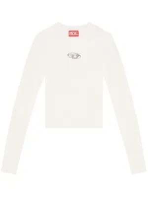 DIESEL® M-valary Logo-plaque Top - White