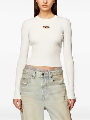 DIESEL® M-valary Logo-plaque Top - White