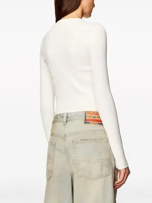 DIESEL® M-valary Logo-plaque Top - White