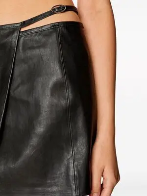 DIESEL® L-kesselle Leather Skirt