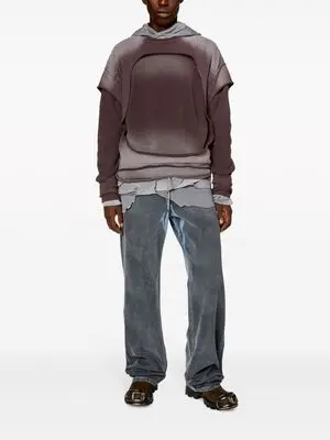 DIESEL® K-osbert Ripped Cotton Sweatshirt
