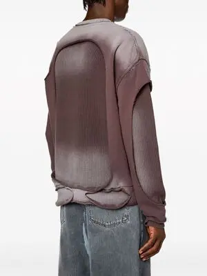 DIESEL® K-osbert Ripped Cotton Sweatshirt