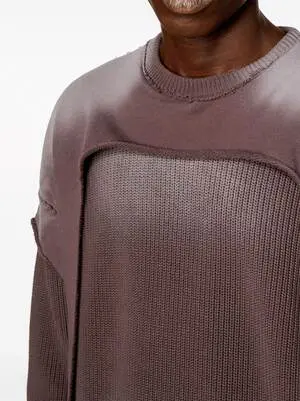 DIESEL® K-osbert Ripped Cotton Sweatshirt