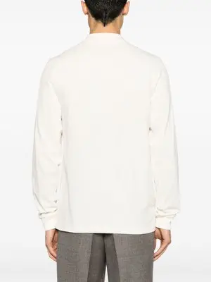 Fred Perry Logo-embroidered Cotton Polo Shirt - Neutrals
