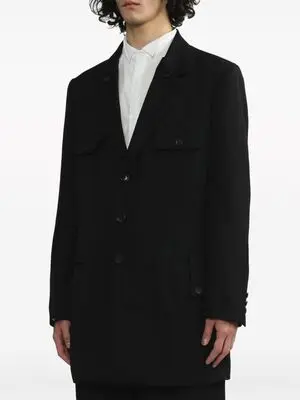 Yohji Yamamoto Wool Single-breasted Blazer