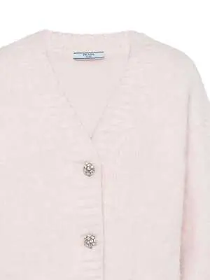 Prada Wool V-neck Cardigan