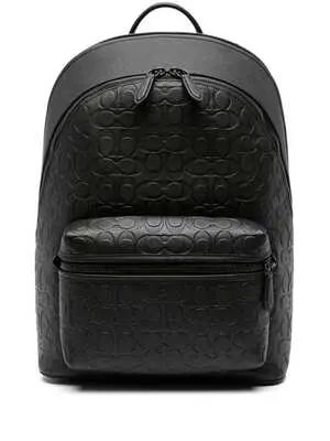 COACH Charter Logo-pattern Leather Backpack