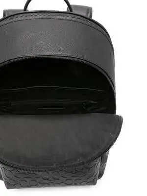COACH Charter Logo-pattern Leather Backpack