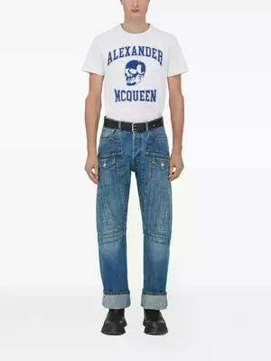 Alexander McQueen Mid-rise Straight-leg Jeans