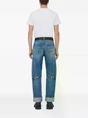Alexander McQueen Mid-rise Straight-leg Jeans