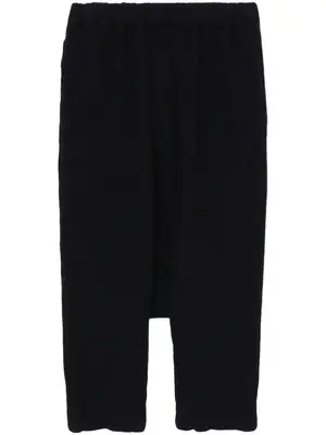Comme Des Garçons Drop-crotch Cropped Trousers