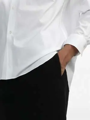 Comme Des Garçons Drop-crotch Cropped Trousers
