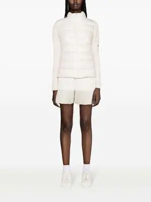 Moncler Padded Zip-up Cardigan - White
