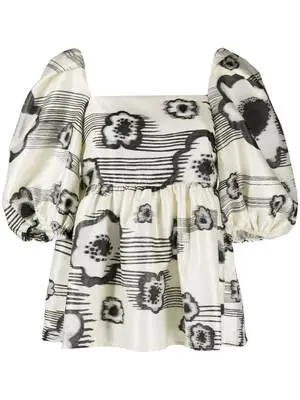 Stine Goya Kinsley Floral-print Blouse
