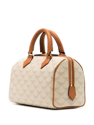 Mcm Small Ella Boston Lauretos Bag - Neutrals
