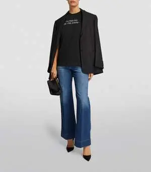 Victoria Beckham Organic Cotton Slogan T-shirt