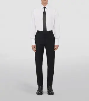 Alexander McQueen Wool Cigarette Trousers