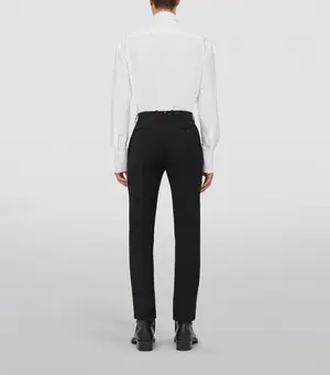 Alexander McQueen Wool Cigarette Trousers