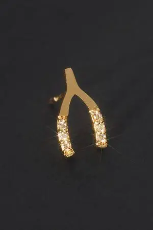 SET & STONES Florence Stud Earrings - Gold