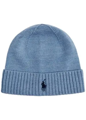 Polo Ralph Lauren Polo Ralph Lauren Wool Beanie Light Blue