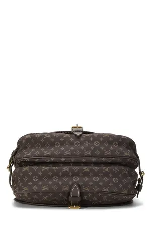 LOUIS VUITTON Monogram Mini Lin Saumur 30 - Brown