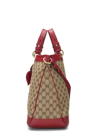 Gucci Original Gg Valentine Tote - Beige