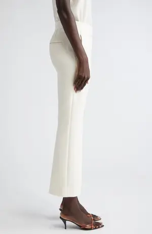 St. John Stretch Crepe Straight Leg Pants
