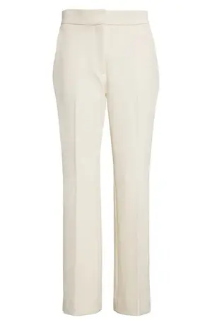 St. John Stretch Crepe Straight Leg Pants
