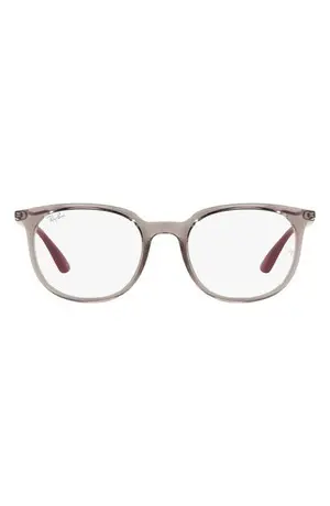 Ray-ban Ray-Ban Square Frame Optical Glasses Transparent Grey