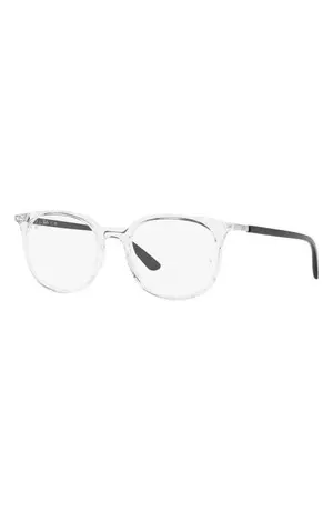 Ray-ban Square Frame Optical Glasses - Transparent