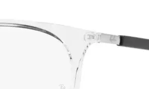 Ray-ban Square Frame Optical Glasses - Transparent