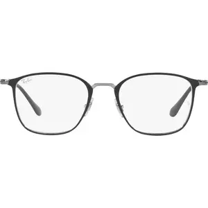 Ray-ban 51mm Square Eyeglasses - Gunmetal
