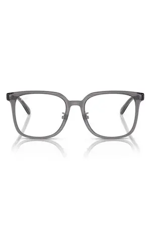 Ray-ban 54mm Square Frame Optical Glasses - Transparent Grey