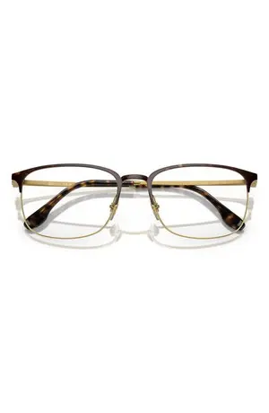 Ray-ban 54mm Rectangle Eyeglasses - Havana