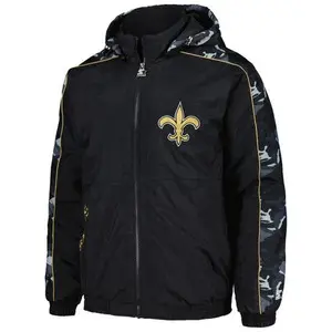 STARTER New Orleans Saints Thursday Night Gridiron Full-zip Hoodie