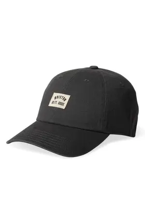 Brixton Woodburn Twill Cap - Black Vintage Wash