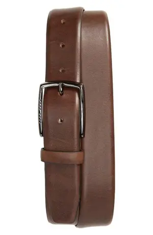 BOSS BOSS Celie Leather Belt Dark Brown