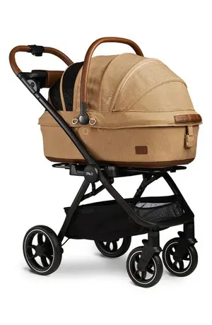 TAVO PETS Maeve™ Medium Rigid 3-in-1 Pet Car Seat & Stroller - Sable