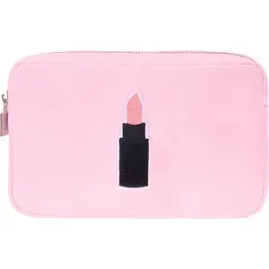 BLOC BAGS Medium Lipstick Cosmetic Bag Baby Pink