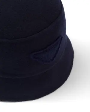 Prada Velour Cloth Bucket Hat - Blue