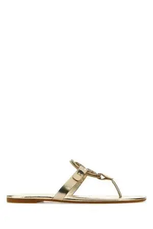 Tory Burch Slippers Gold