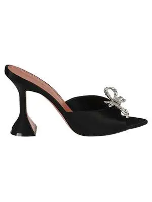 Amina Muaddi Rosie Slipper - Black