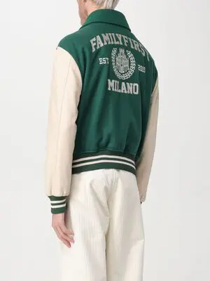 FAMILY FIRST Varsity Jacket With Embroidered Logo