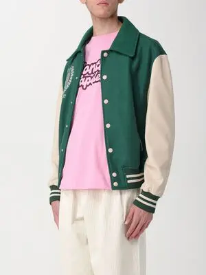 FAMILY FIRST Varsity Jacket With Embroidered Logo